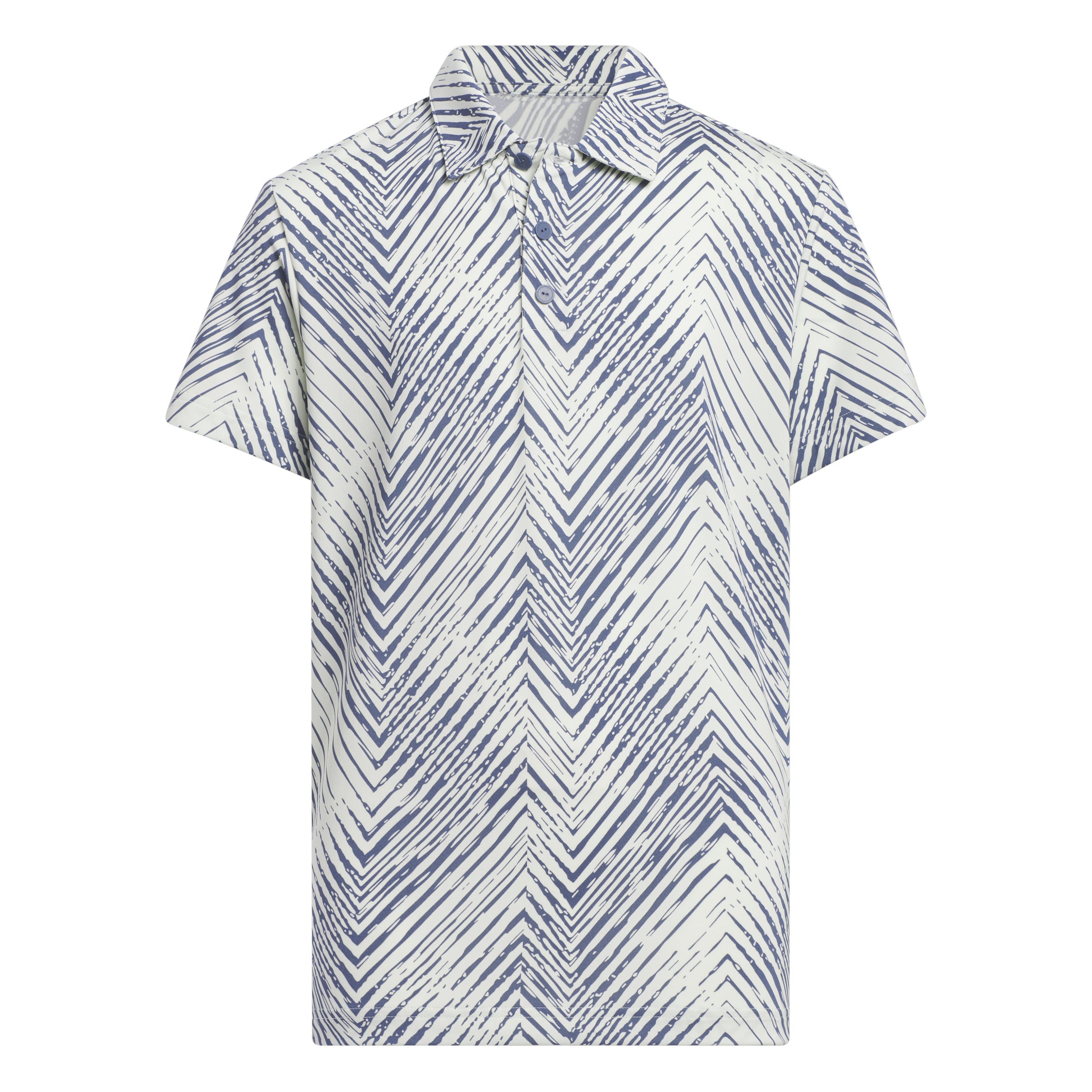 ADIDAS 24 BOYS HERRINGBONE SCRIPTED POLO JUNIOR SHIRT – LT Golf Shop