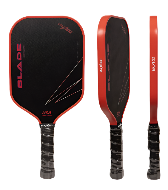 MAXBOLT PICKLEBALL BLADE PADDLE 16MM FIBERGLASS SURFACE – LT Golf Shop