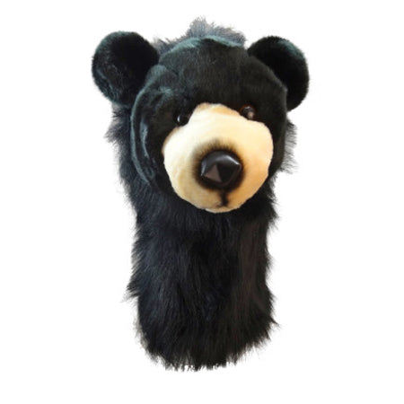 DAPHNE'S DRIVER HEADCOVER - BLACK BEAR – LT Golf Shop